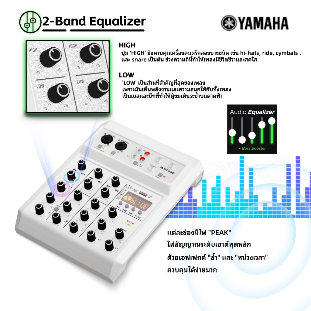 RE405-BT mixer Audio mixer 4 channel mixer computer recording KTV power ...