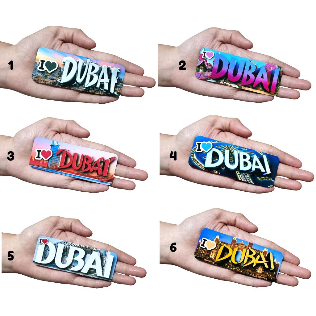 DUBAI RECTANGLE DESIGN RUBBER REF MAGNET | Shopee Philippines
