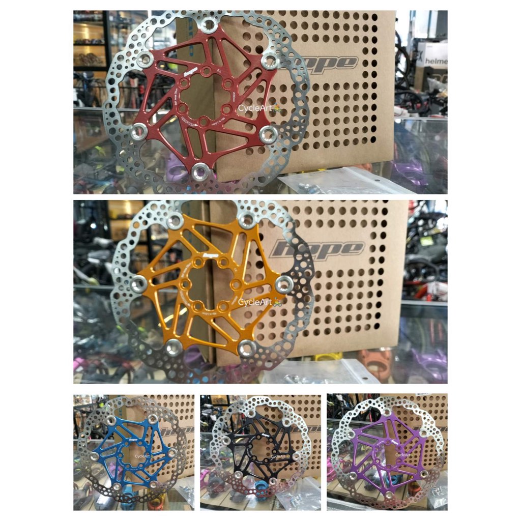 [Cycle Art] HOPE FLOATING DISC ROTOR 160MM, 180MM, 203MM | Shopee ...