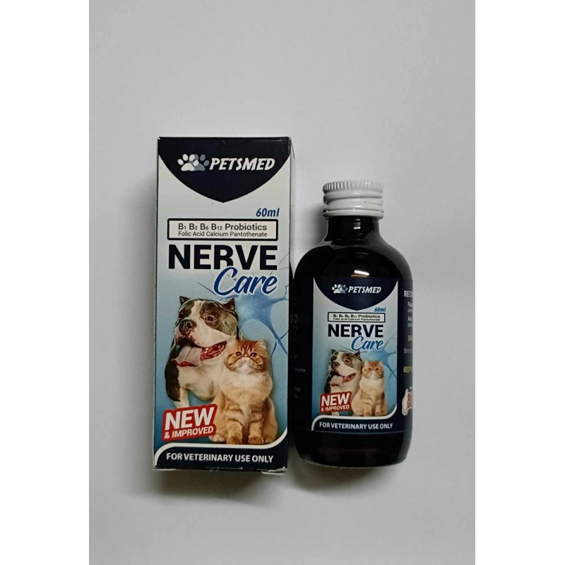 Petsmed Nerve Care Syrup Vitamin B- Complex with Probiotics for Dog,Cat ...