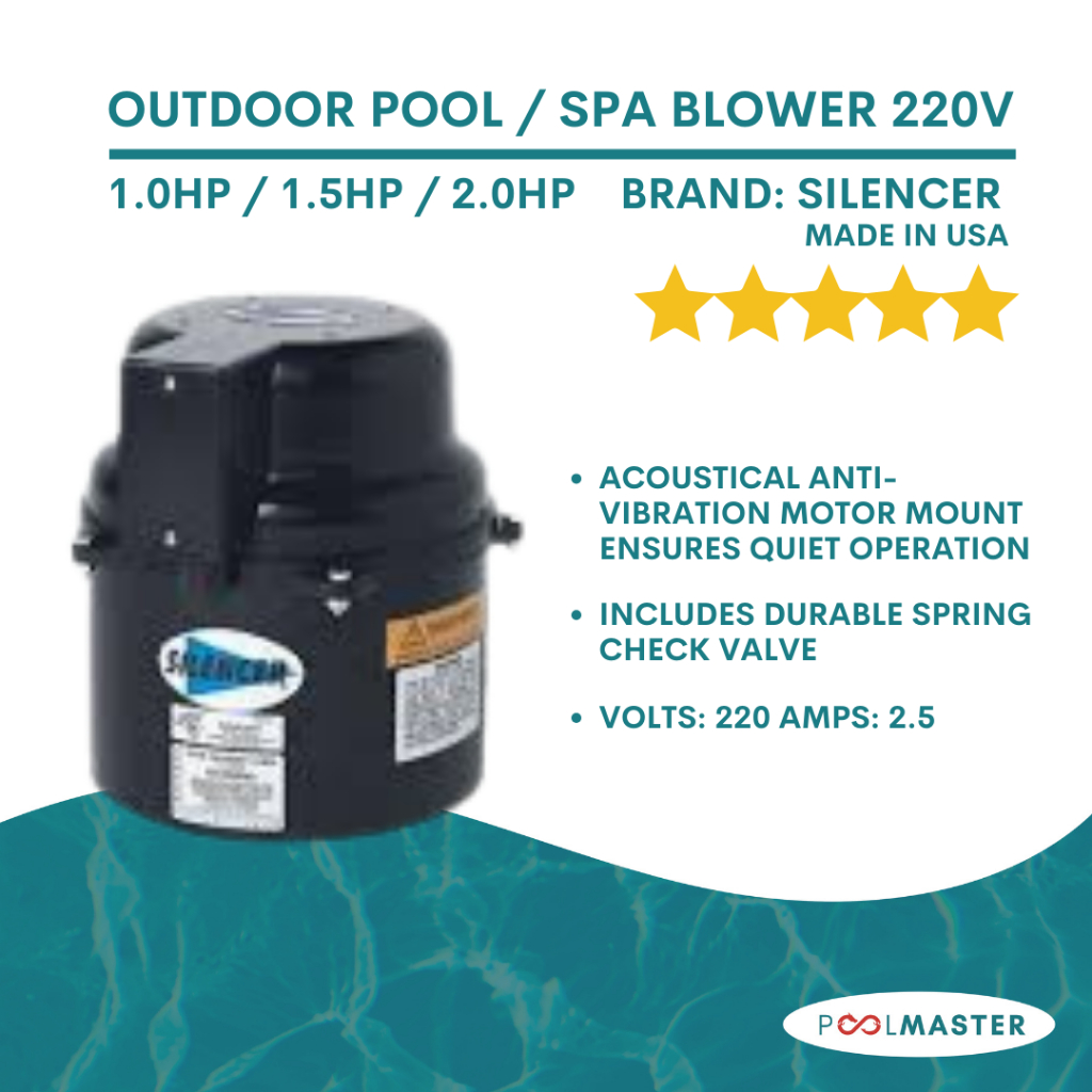 SILENCER 1.5 HP Outdoor Pool / Spa Air Blower, 230V | Shopee Philippines