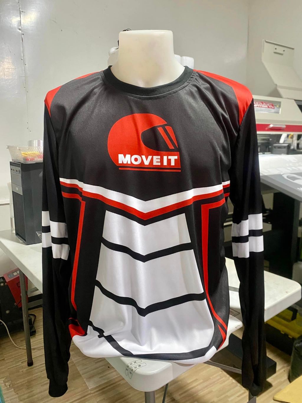 MOVE IT LONGSLEEVE FULLSUBLIMATION FOR MOTORCYCLE RIDER UNIFORM ...