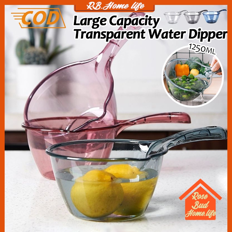 Transparent Plastic Tabo Big Water Dipper Timba At Tabo Assorted Design ...