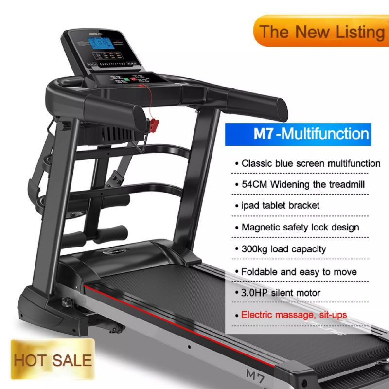 3.5HP treadmill Multifunction treadmill home foldable threadmill 13KM/H ...