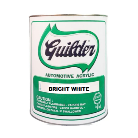 GUILDER AUTOMOTIVE ACRYLIC BRIGHT WHITE GALLON | Shopee Philippines
