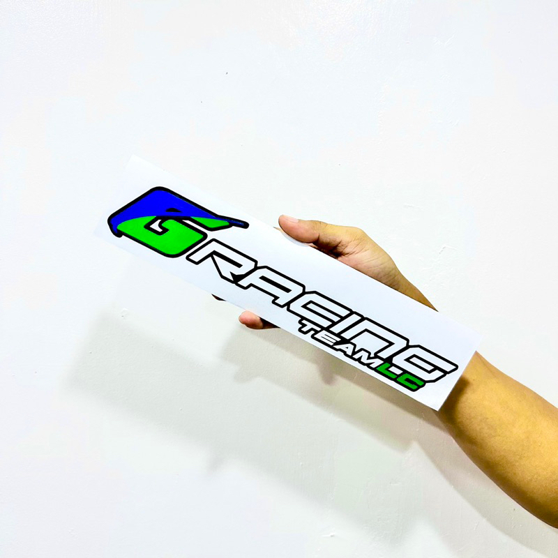 G Racing Sticker Decals Cutout Vinyl Waterproof | Shopee Philippines