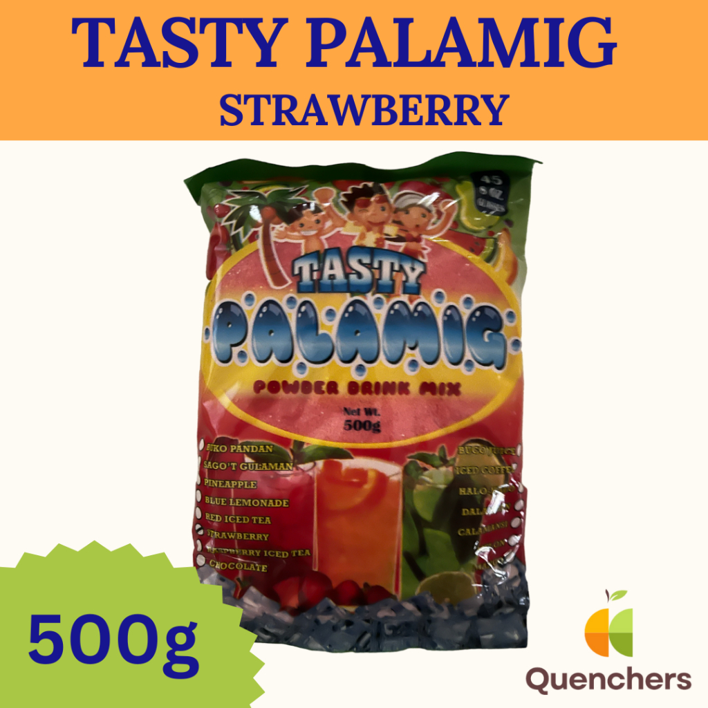 TASTY PALAMIG Powder Mix Drink STRAWBERRY 500g | Shopee Philippines