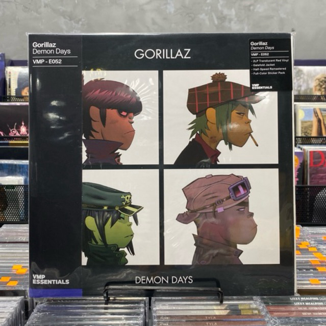 GORILLAZ Demon Days Vinyl (VMP, Red, 2LP) | Shopee Philippines