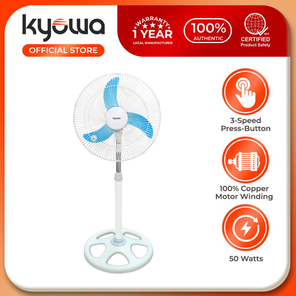 Kyowa 16" Electric Stand Fan (Green) KW-6715 | Shopee Philippines