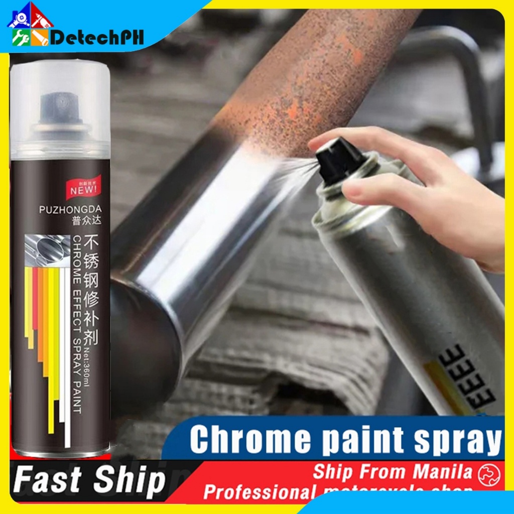 Chrome Spray Paint Metal Silver Spray Paint Metal Rust Remover ...