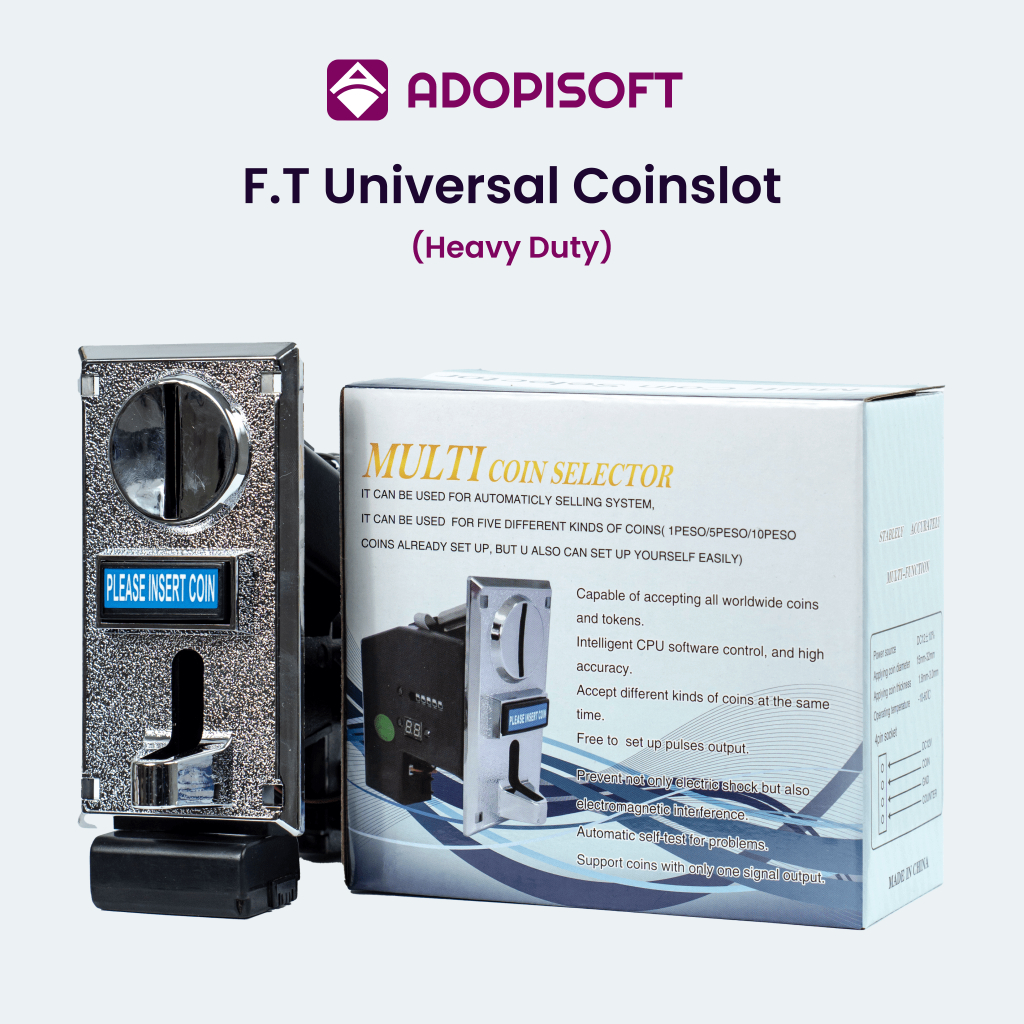 ADOPISOFT | F.T Universal Coinslot (Heavy Duty) | Shopee Philippines