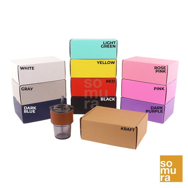 1pc | T13 Brown Corrugated Box Mailer Carton Gift for Mug Carton Box ...