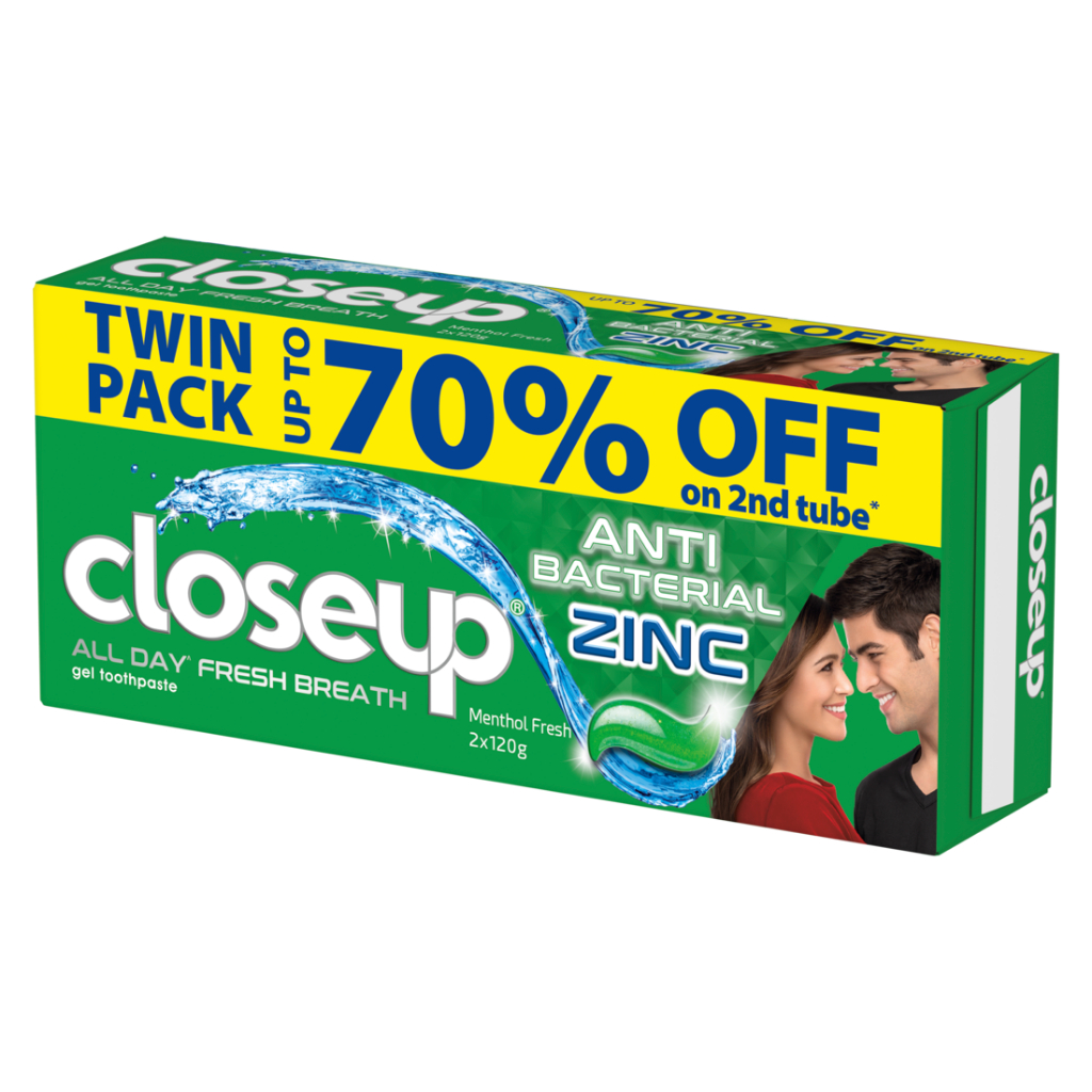 Closeup Anti-Bacterial Toothpaste Menthol Fresh 120mL | Shopee Philippines