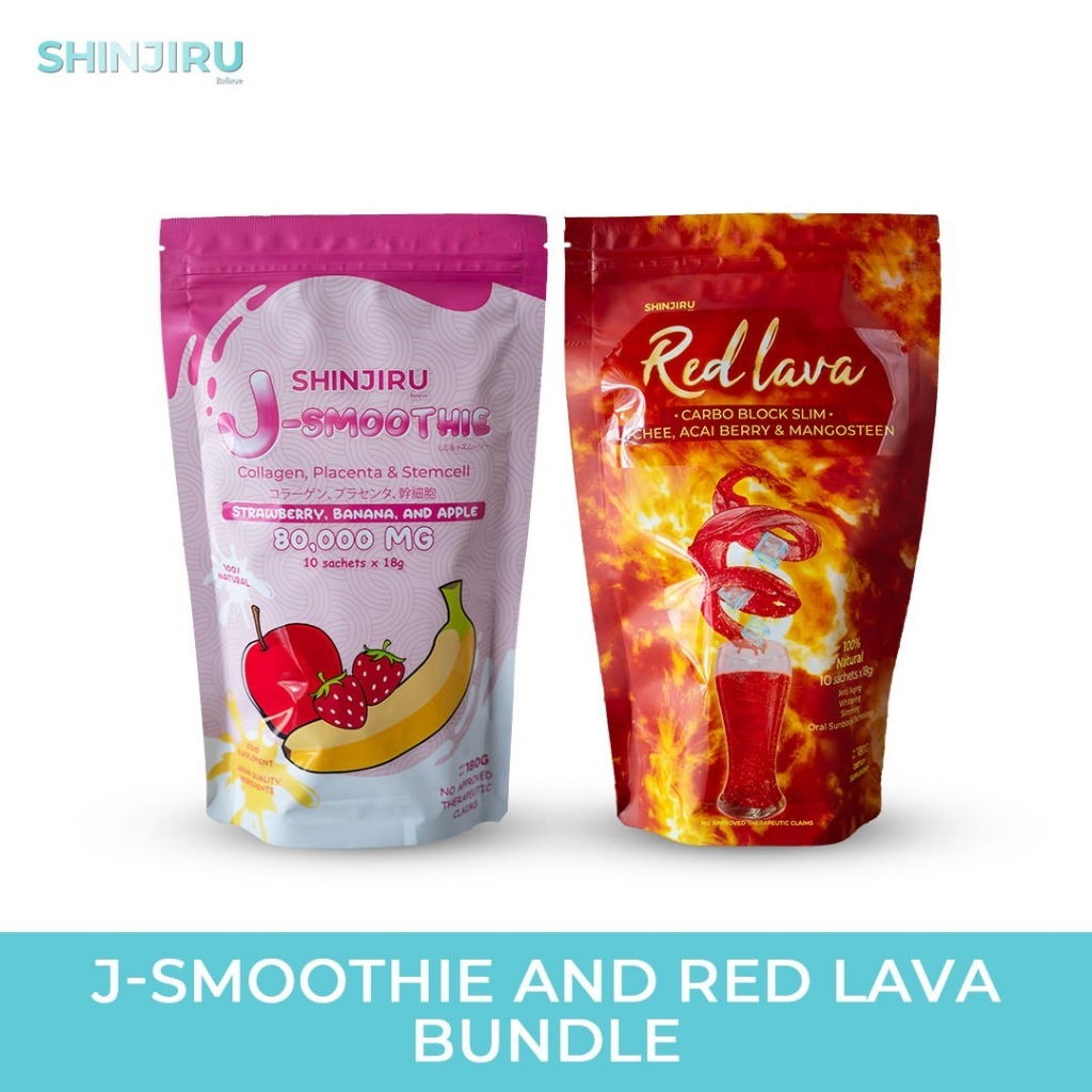 Shinjiru J-Smoothie and Red Lava Bundle | Shopee Philippines
