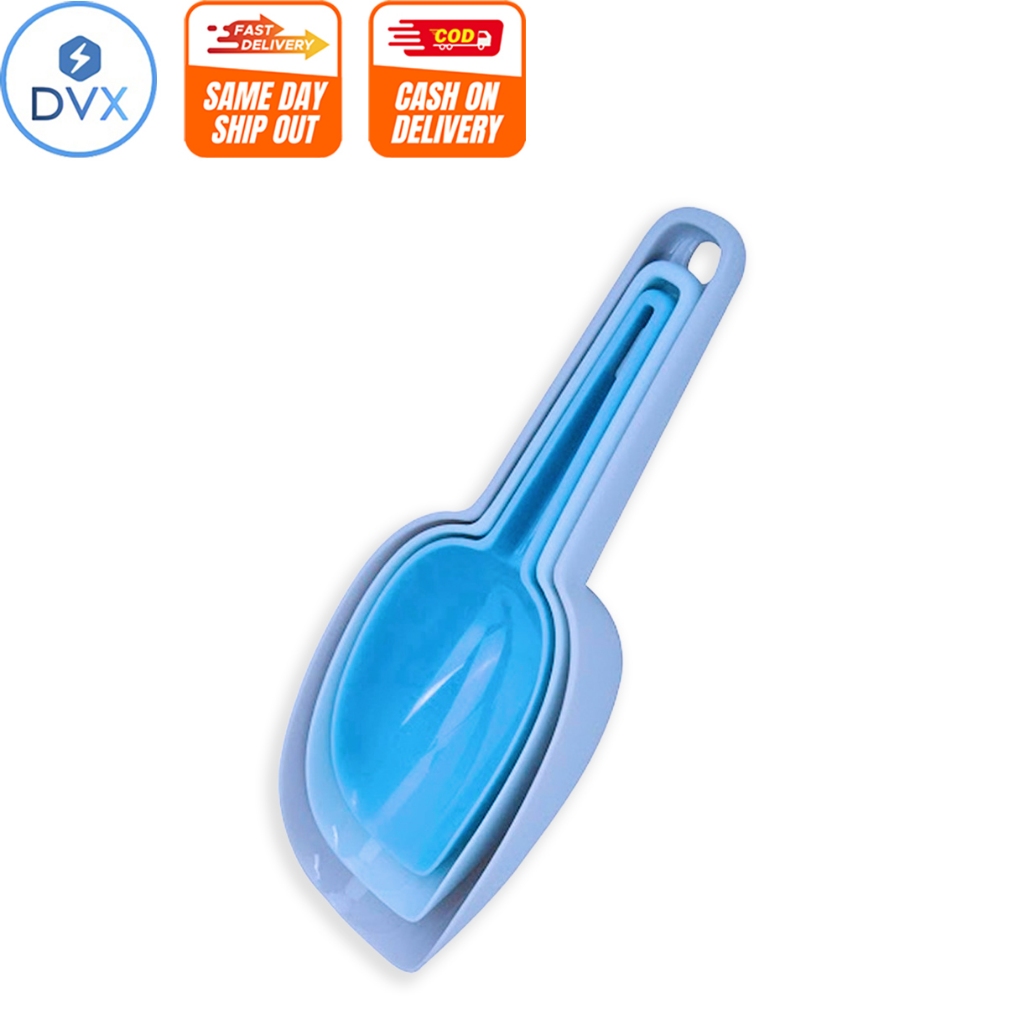 COD DVX Plastic Kitchen Scoops Bar Scooper for Flour Powders Ice ...