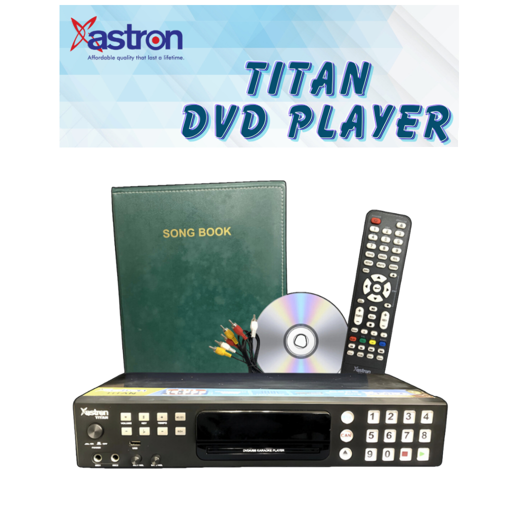 ASTRON TITAN DVD/USB Player Karaoke System with Latest Songs with CD ...