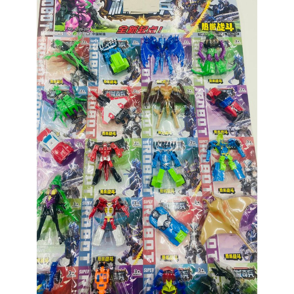 0129-20 Mini Transformer Toy Optimus Prime Megatron Robots Car Kids ...