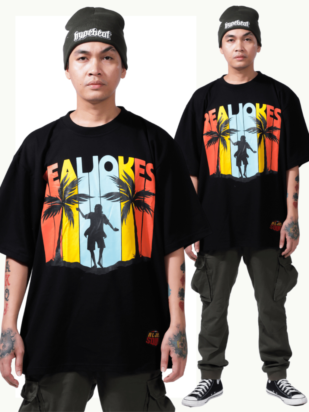 Real Jokes Clothing - Palm Tree (Black) | Shopee Philippines