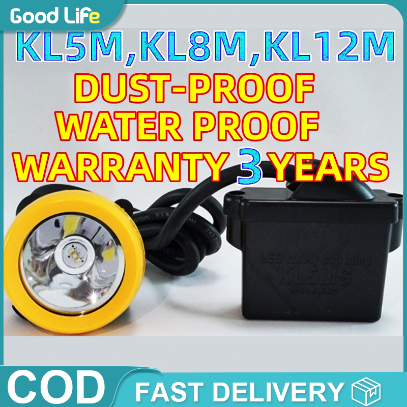 KL5M/KL8M Miner's Lamp Wisdom Flashlight Rechargeable Lithium Battery ...