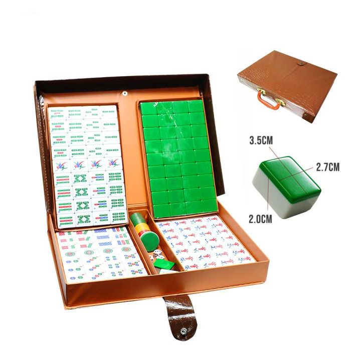 Standard Size Green Mahjong Set | Shopee Philippines