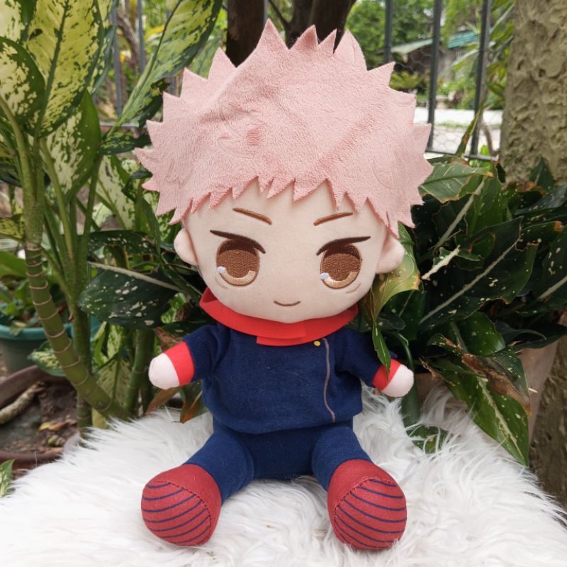 FuRyu Jujutsu Kaisen Yuji Itadori Kyurumaru Plush Doll | Shopee Philippines
