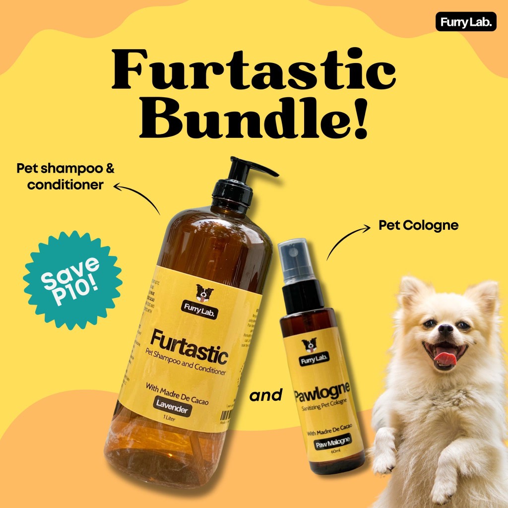Furry Lab's Furtastic Bundle (Furtastic Pet Shampoo and Pawlogne ...