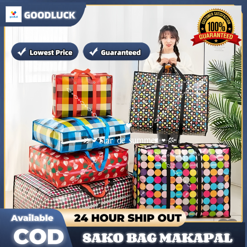 Sds Makapal Sako Bag Mwith Zipper Storage Bag Ziplock Bags Shopping ...