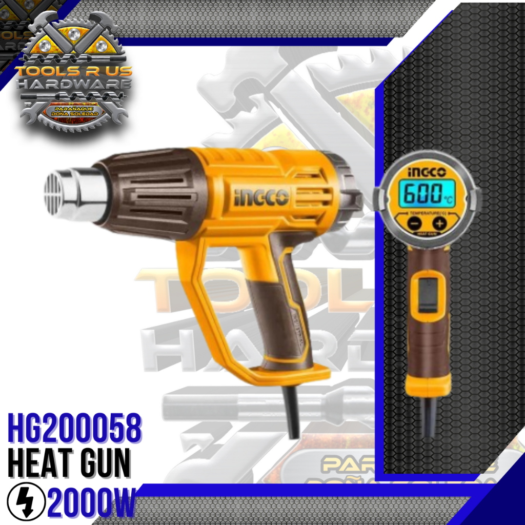 INGCO Heat Gun 2000W HG200058 | POWERTOOLS | INDUSTRIAL | BETTERLIVING ...
