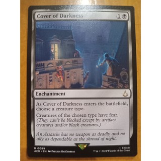 MTG Cover of Darkness Rare ACR Universes Beyond: Assassin's Creed Magic ...