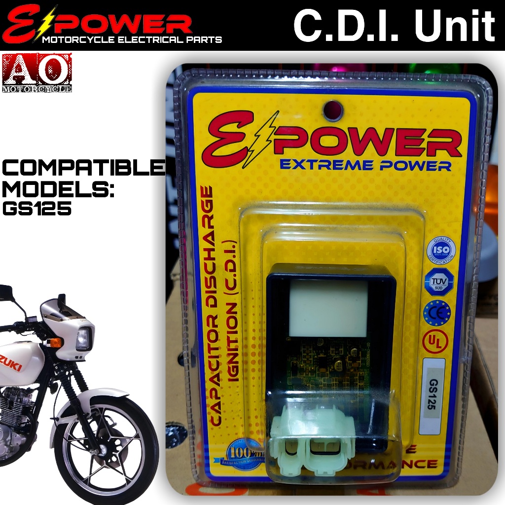 E POWER CDI for SUZUKI GS125 - Cash On Delivery | Shopee Philippines