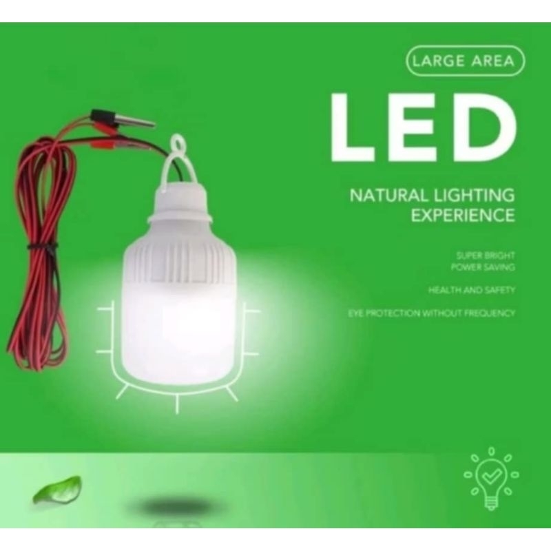 HW LED 12V Low Pressure Wire Light Bulb Car Motor Battery | Shopee ...
