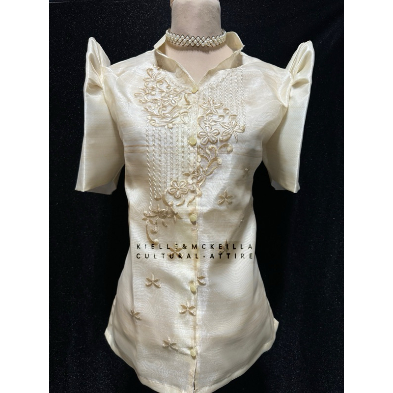 Ladies BARONG Modern filipiniana Mestiza | Shopee Philippines