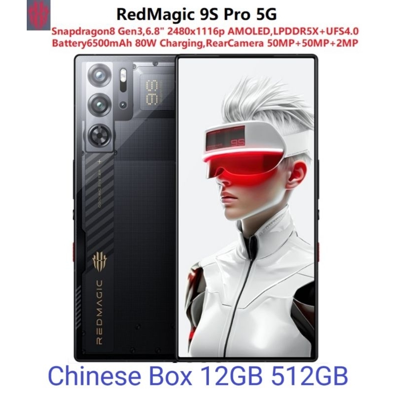 Red Magic 9S / 9 Pro / RedMagic 9 / 9S Pro+ 5G Gaming Smartphone No COD ...