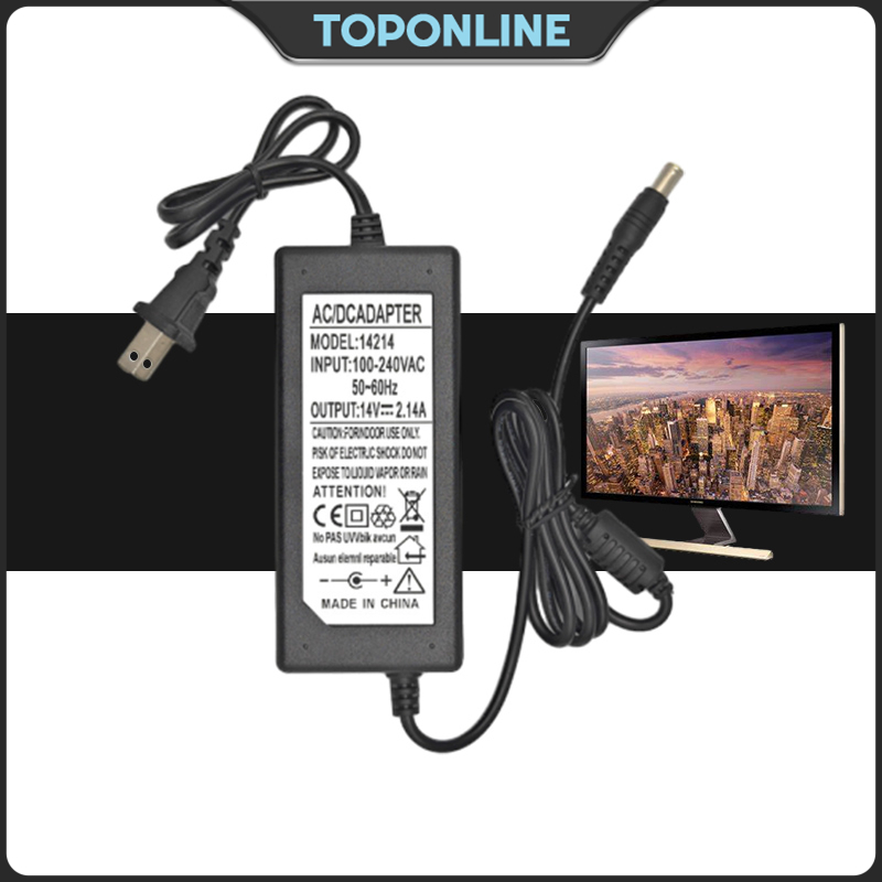 14V 2.14A Samsung LCD Monitor Power Adapter Replacement 6.5*4.4mm Plug ...