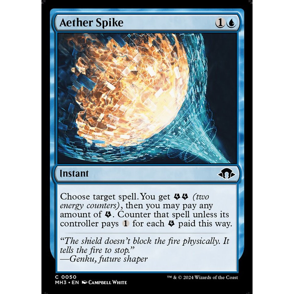 MTG Singles: Aether Spike NM Blue MH3 Modern Horizons 3 | Shopee ...
