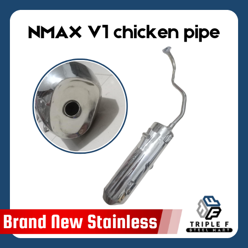 BRAND NEW | NMAX V2 chicken pipe (Triple F Steel Mart) | Shopee Philippines