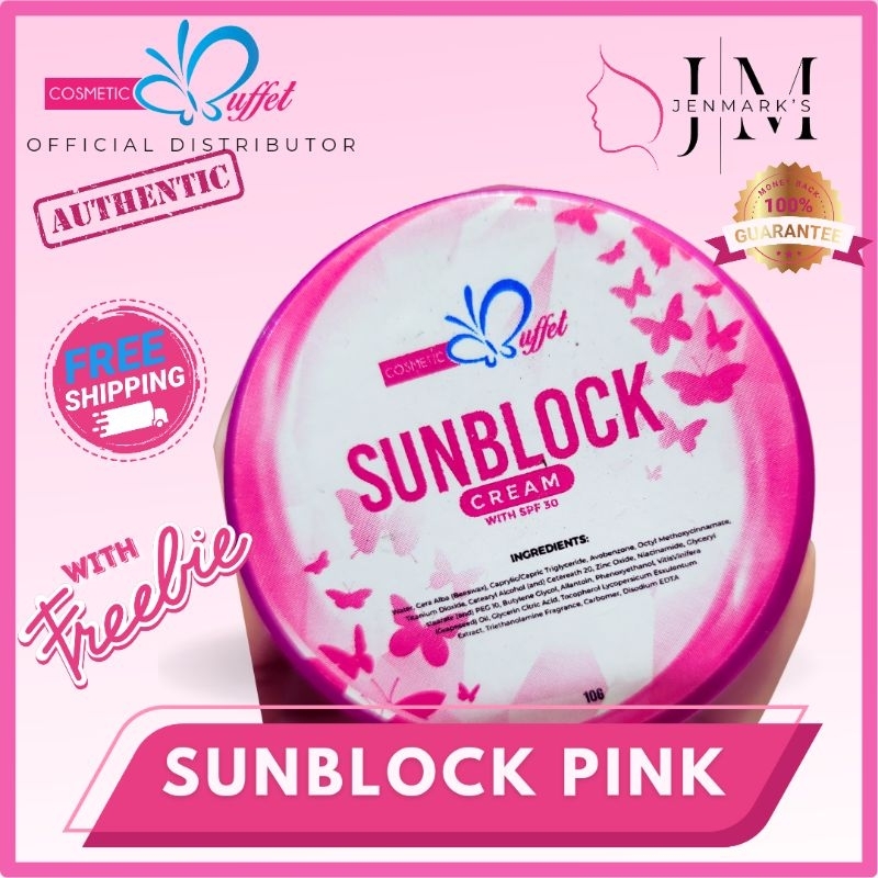 Pink Sunblock cream by Cosmetic buffet | Shopee Philippines