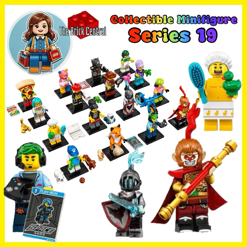 LEGO CMS/CMF Series 19 Monkey King Fox Costume Galactic Bounty Hunter ...