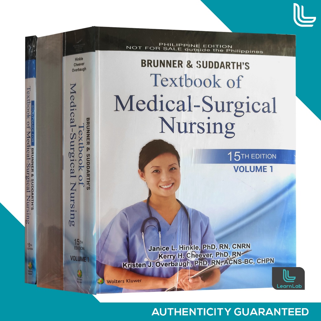 BRUNNER & SUDDARTH'S TEXTBOOK OF MEDICAL-SURGICAL NURSING 15TH Edition Volume 1&2 WITH STUDY ...