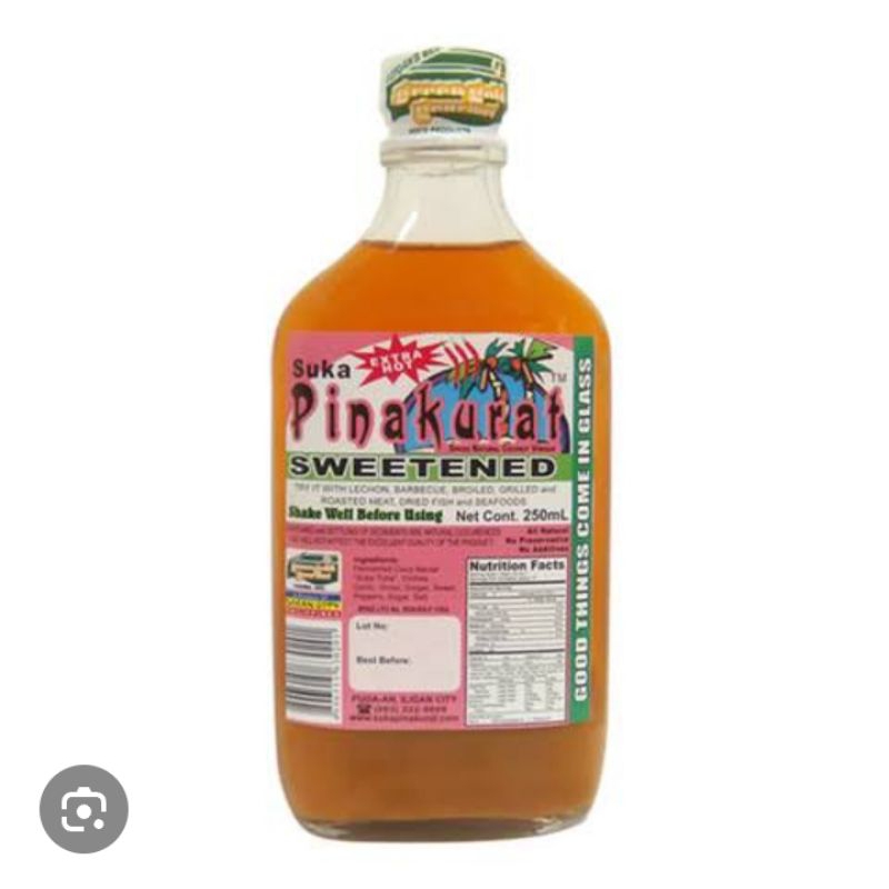 Pinakurat Suka Extra Hot Sweetened 250Ml | Shopee Philippines