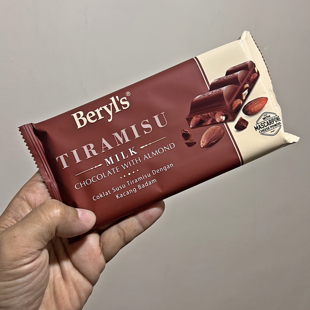 Beryl's Tiramisu Milk Chocolate Bar with Almond (160g) | Shopee Philippines