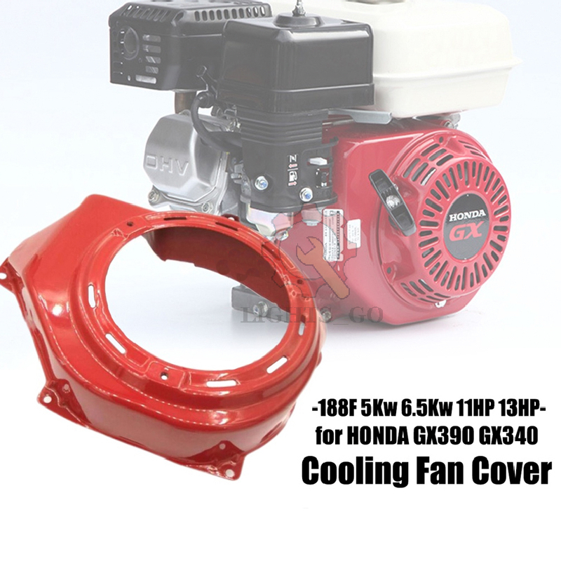 Fan Case Blower Housing Cover for HONDA GX390 GX340 11hp 13hp 5KW 6.5KW ...
