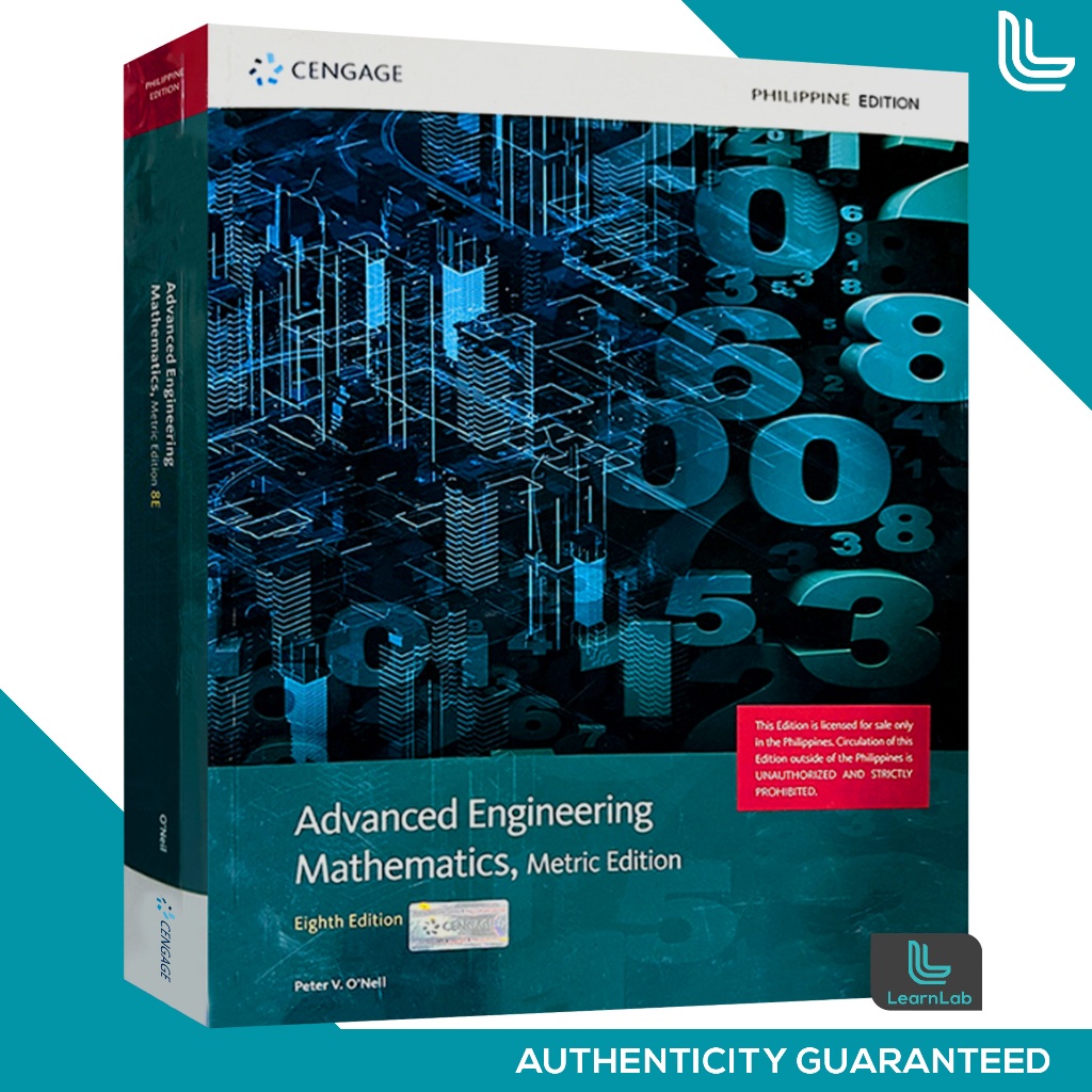 ADVANCED ENGINEERING MATHEMATICS, Metric Edition 8th Edition - Peter V. O'Neil | Shopee Philippines