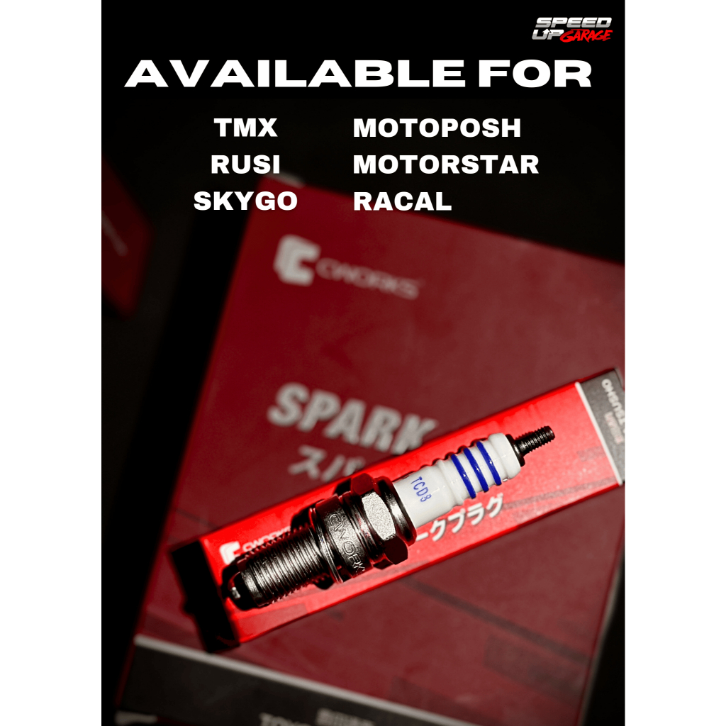 TCD8 CWORKS TOYOTA TSUSHO MOTORCYCLE SPARK PLUG | Shopee Philippines