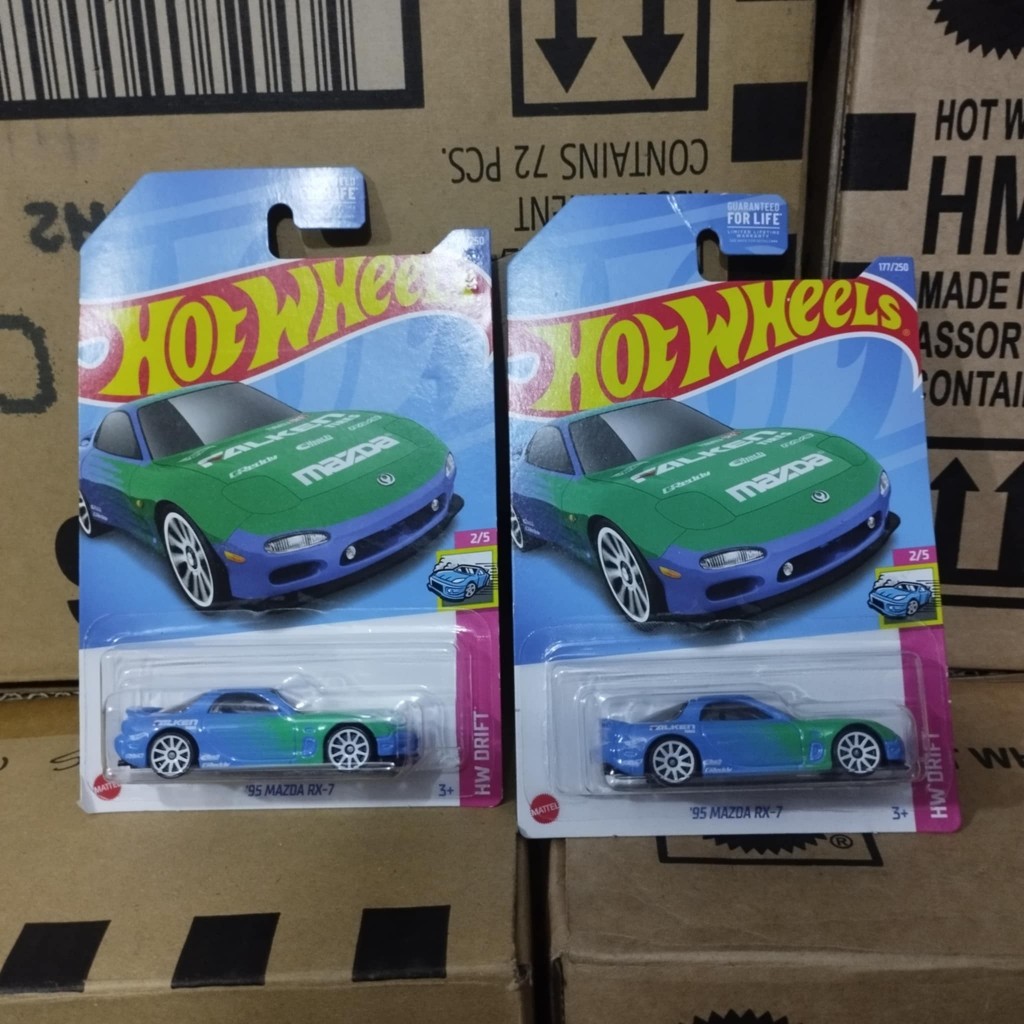 Hot Wheels '95 Mazda RX-7 Falken (Blue) HW Drift | Shopee Philippines