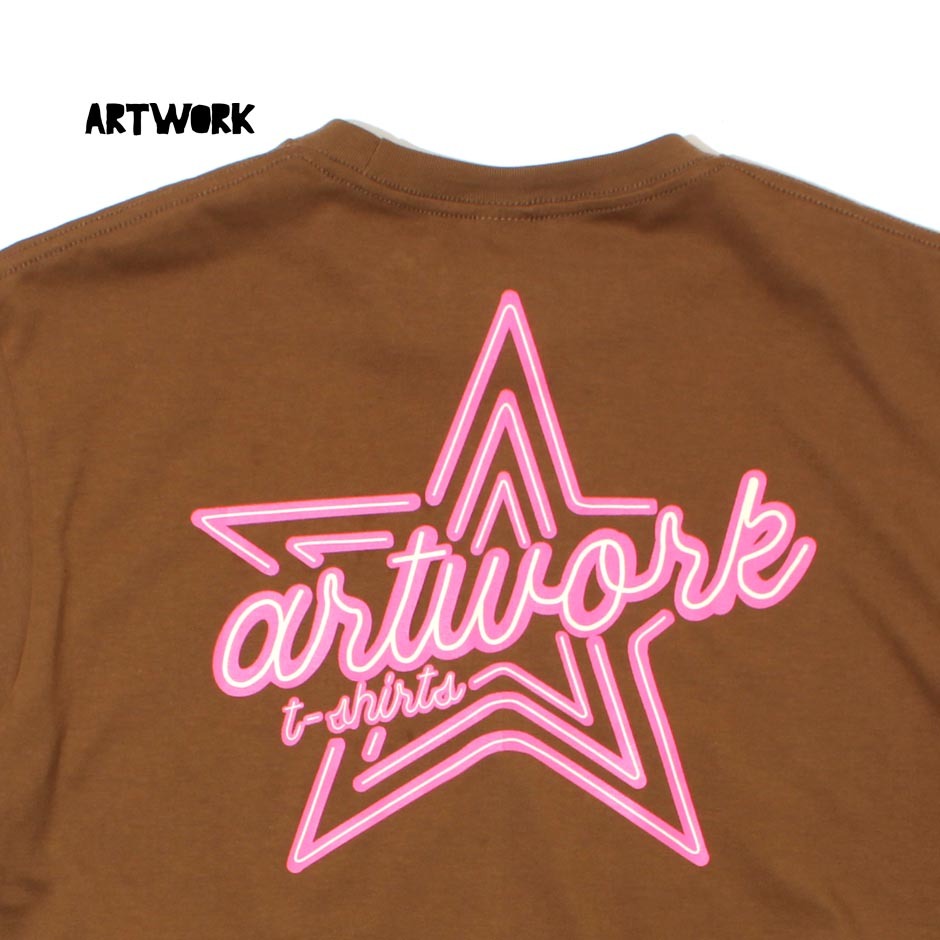 ARTWORK AW Neon Sign Brown (T-shirt for Men) | Shopee Philippines
