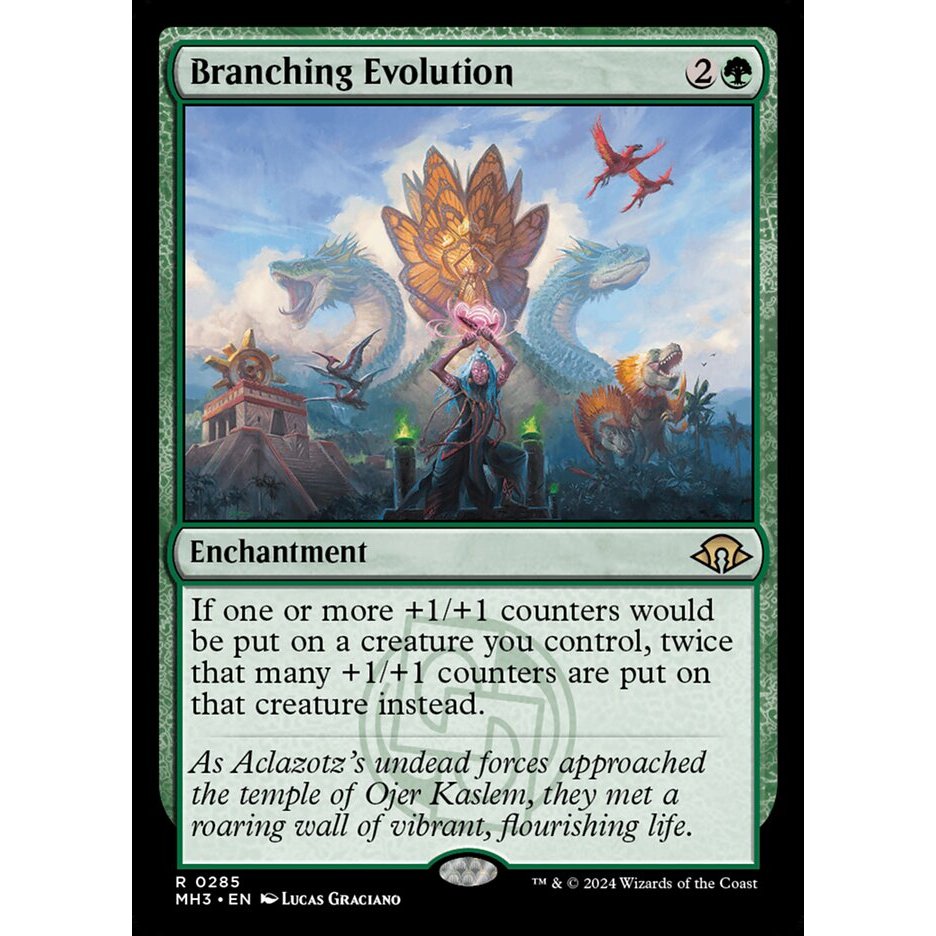 MTG Singles: Branching Evolution NM Green MH3 Modern Horizons 3 ...