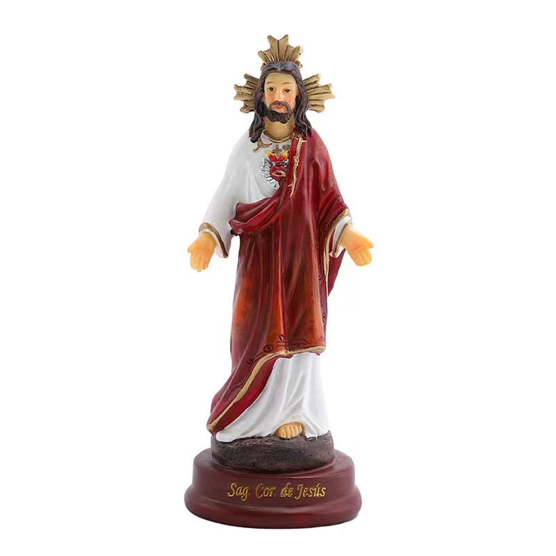 Resin Jesus Christ Statue Catholic Saint Holy Statuary Figurine ...