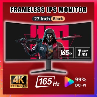 EXPOSE Curved Gaming Monitor 27 Inch 165Hz 75Hz 4K IPS Computer PC ...