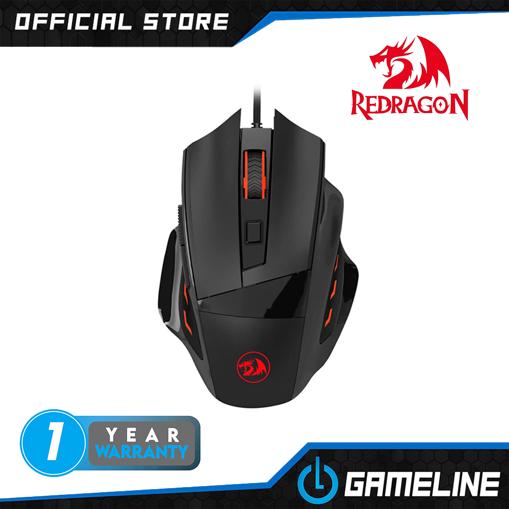Redragon Wired M609 PHASER Gaming Mouse [3200 DPI] - Black | Shopee ...